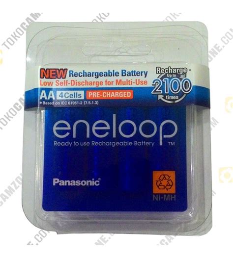 Panasonic Eneloop 4x Aa 2000mah Bk 3mcce 4t