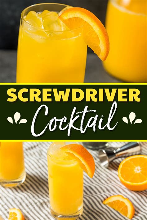 Screwdriver Cocktail Classic Recipe Insanely Good