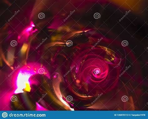 Fractal Abstract Digital Background Power Idea Card Fire Rendering