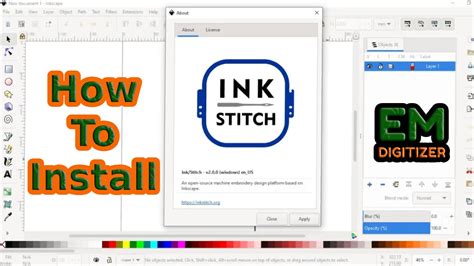 Comment installer InkStitch sur Windows Mac et Linux Étape par étape
