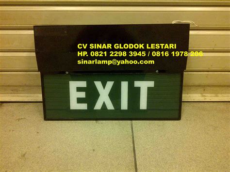 Lampu Emergency EXIT Emergency EXIT Lamp TL 10 Watt Starlux