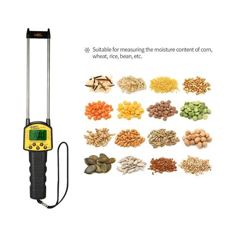Digital Grain Moisture Meter Handheld Hygrometer Higrometro With