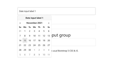 bootstrap datepickers and timepickers bootstrap 5 datepicker example css mix