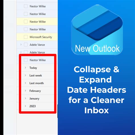 New Outlook Update Collapseexpand Date Headers Are Back