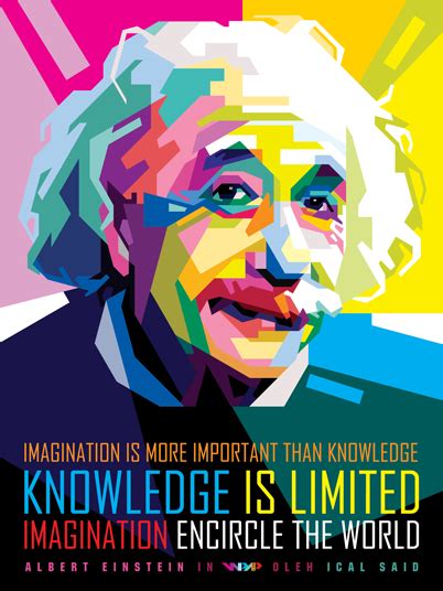 Einstein In Wpap By Icalsaid On Deviantart Einstein Pop Art