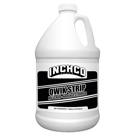 Inchco Qwik Strip No Scrub No Rinse Stripper Gal Inland Supply Co Inc
