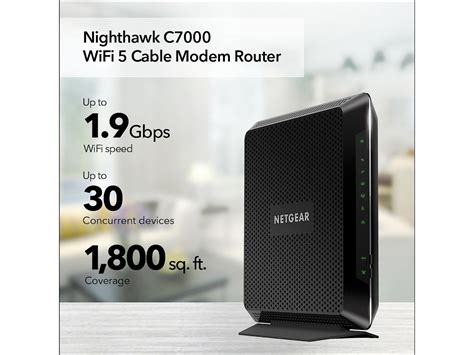 Netgear Nighthawk C7000v2 Ac1900 960mbps Docsis 3 0 Wi Fi Cable Modem Router Combo New