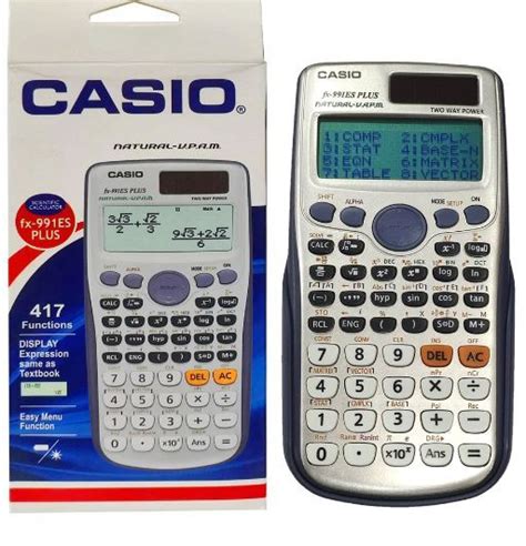 Scientific Calculator Fx 991 Es Plus Caasioscientific Calculator 417