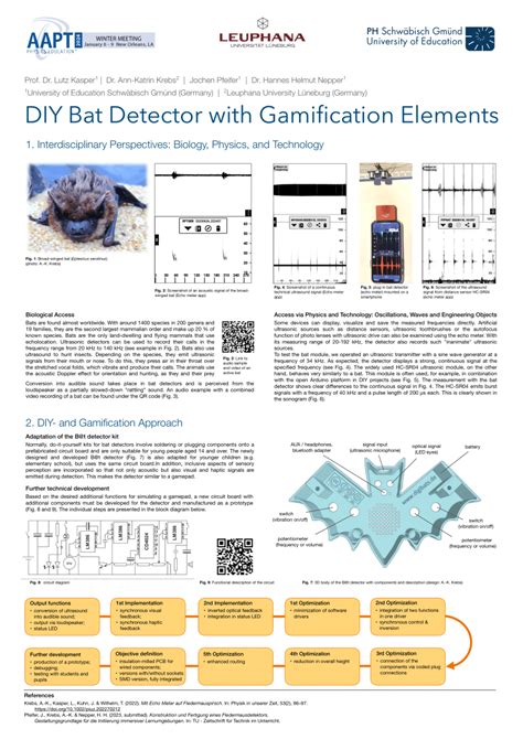 Pdf Diy Bat Detector With Gamification Elements