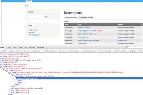 html5 table title decoration examples
