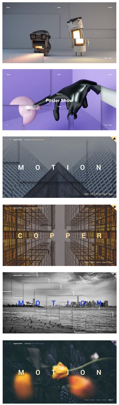 Background Segment Effect Css Motion Animation Bypeople
