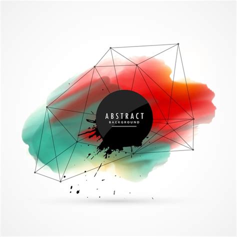 오렌지 수채화 배경 무료 벡터