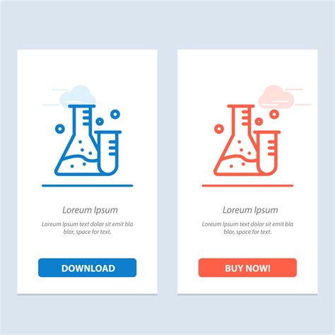 Flask Tube Lab Science Blue And Red Download And Buy Now Web Widget