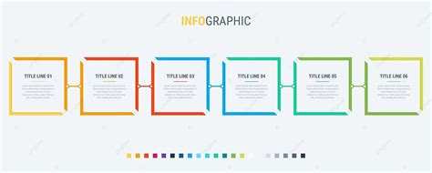 รูปการออกแบบเวกเตอร์ของกระบวนการเวิร์กโฟลว์สี่เหลี่ยมสำหรับธุรกิจที่ปรากฎในไดอะแกรมที่มีสีสันและ