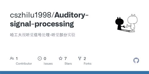 auditory signal processing main py at master · cszhilu1998 auditory signal processing · github