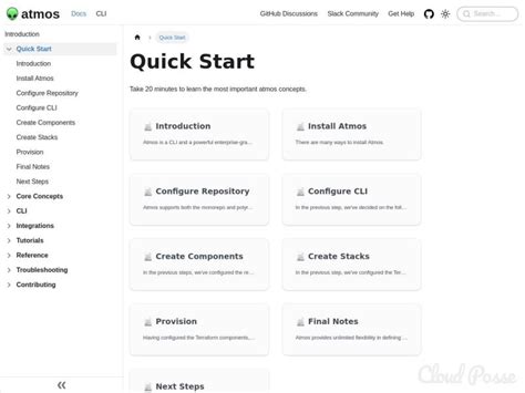 Erik Osterman Cloud Posse On Linkedin New Atmos Quickstart Docs A Better Way To Manage