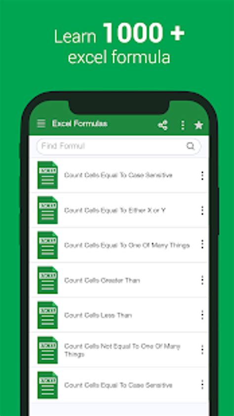 best excel formula excel functions offline para android download