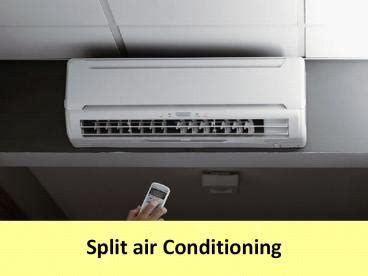 Split Air Conditioning Presentation Free To Download