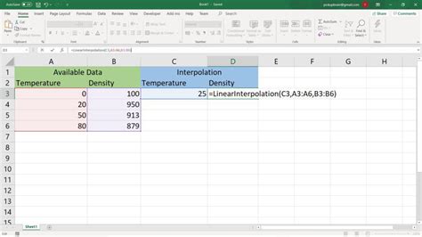 Linear Interpolation Between Two Points Excel At Juana Natalie Blog