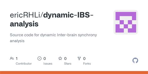 Github Ericrhlidynamic Ibs Analysis Source Code For Dynamic Inter