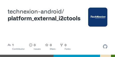 github technexion android platform external i2ctools