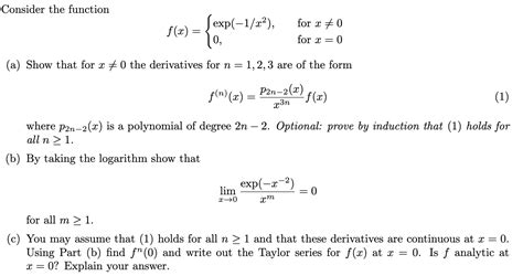 Solved Consider the function f ſexp for x Chegg com