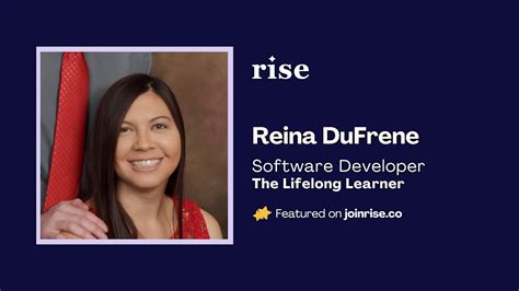 Reina Dufrene On Rises Spotlight