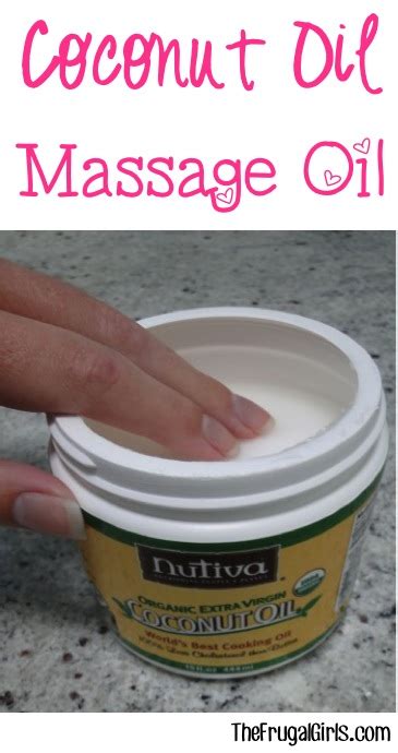 Coconut Oil Massage Oil The Frugal Girls