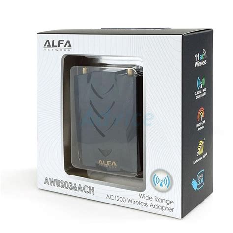 Wireless USB Adapter ALFA (AWUS036ACH) AC1200 High Power