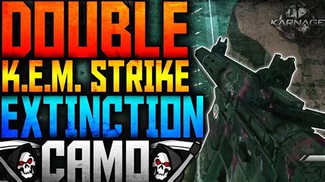 Cod Ghosts Double Kem Strike W Extinction Camo Invasion Dlc