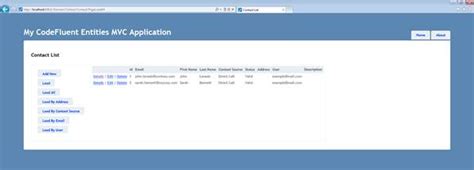 user interfaces generated by codefluent entities using out of the box producers codeproject