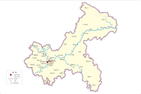 重庆市地图各区县位置 重庆市各区县分布 重庆市市区 大山谷图库