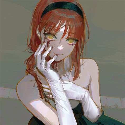 Makima Chainsaw Man Art Icon Dark Anime Anime Shows Chainsaw Game