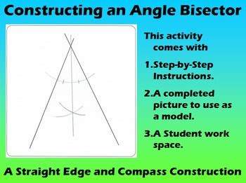 Constructing An Angle Bisector By Mike S Math Market TPT