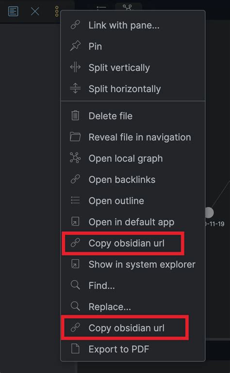 Duplicate Copy Obsidian Url Links In Note Menu Bug Graveyard Obsidian Forum