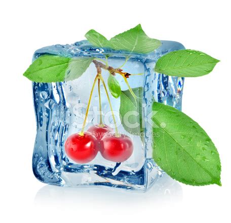 Ice Cube And Cherry Stock Photo – Royalty-Free Images | FreeImages