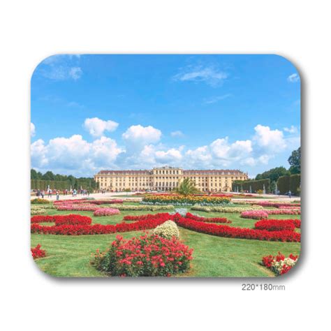 온세 스튜디오 마우스패드 오스트리아 비엔나 쇤부른 궁전 유럽 봄 모던 디자인 데스크 홈 단길