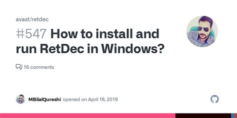 How To Install And Run Retdec In Windows · Issue 547 · Avastretdec · Github