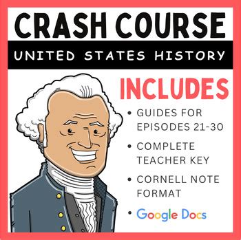 Crash Course U S History Episodes 21 30 Google Docs PDFs TpT