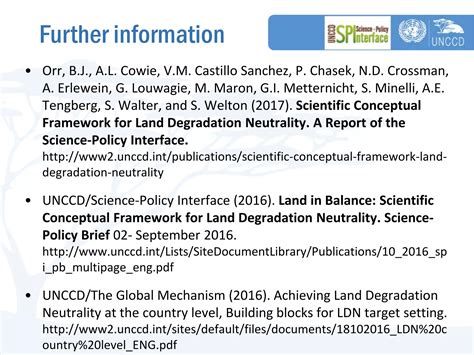 The Scientific Conceptual Framework For Land Degradation Neutrality Pdf