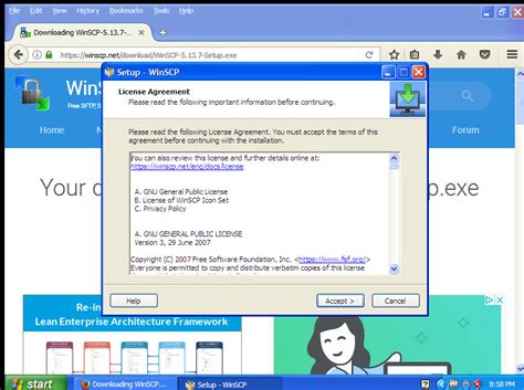 Logiciel Winscp Installation Du Logiciel