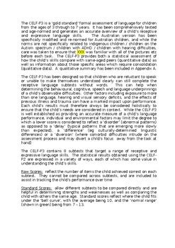 CELF P Report Template By Speech Pathology Toolkit TPT