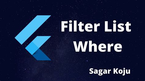 Learn Flutter In Nepali Part 42 Flutter Filter List Data With Where Query Youtube