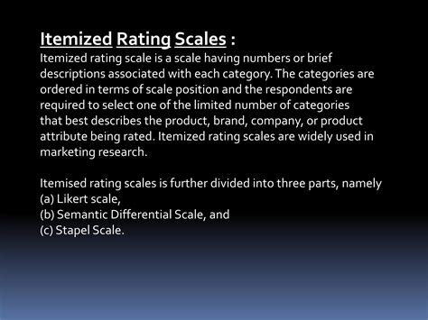 Measurement And Scaling Techniques PPTX