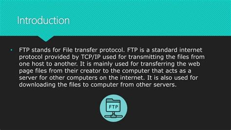 File Transfer Protocol Ftp Pptx Internet Computing