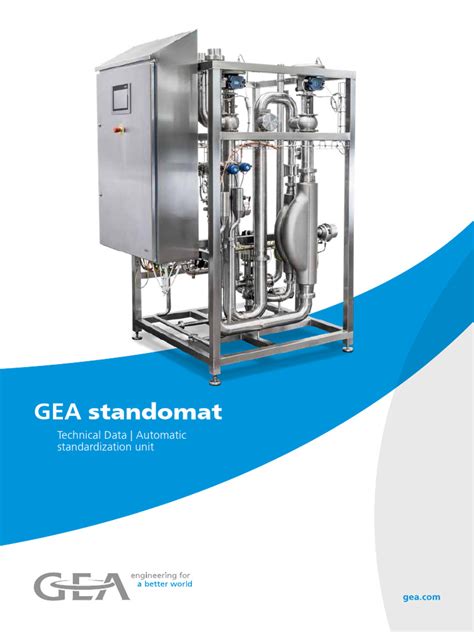 Gea Standomat Automatic Standardization Unit Tcm25 67307 Download