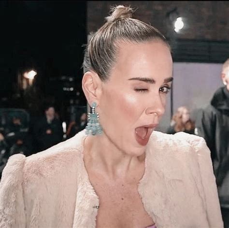 Pin By A On Sarah Paulson Sarah Paulson Celebrities Girl Crushes