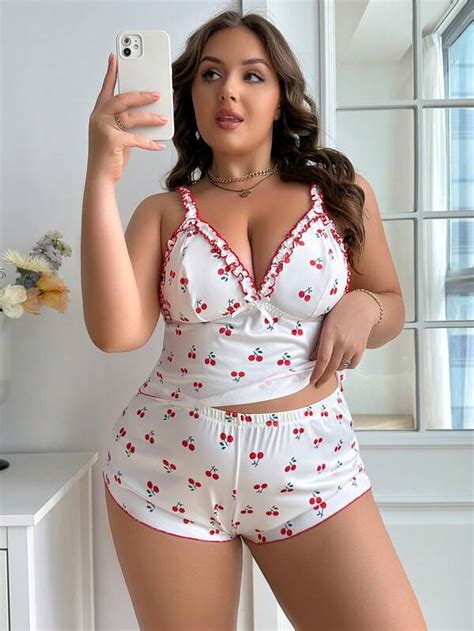 Curve Plus Size Bra And Panty Sets Trendy Intimates Shein Usa