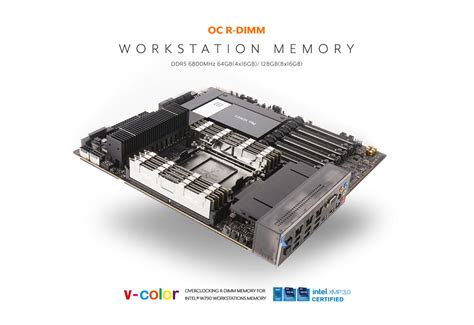 V Color Showcases Overclocked Ddr5 6800mhz R Dimm Ranging From 16gb To