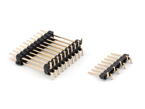 Single Row Straight H 8 5mm Right Angle Pin Header Connector China Pin Header And Female Header